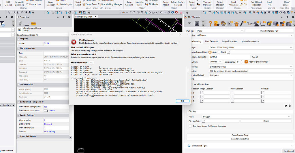 TBC Crashing when using PDF manager - PDF Manager - MyRockpile Community