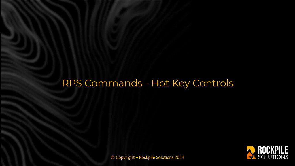 RPS Command Hot Keys - RPS Command Library (Info Only) - MyRockpile Community