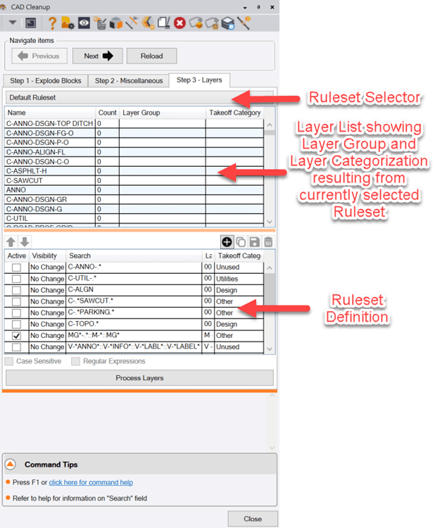 CAD Cleanup Command - RPS Data Prep Toolbox - MyRockpile Community